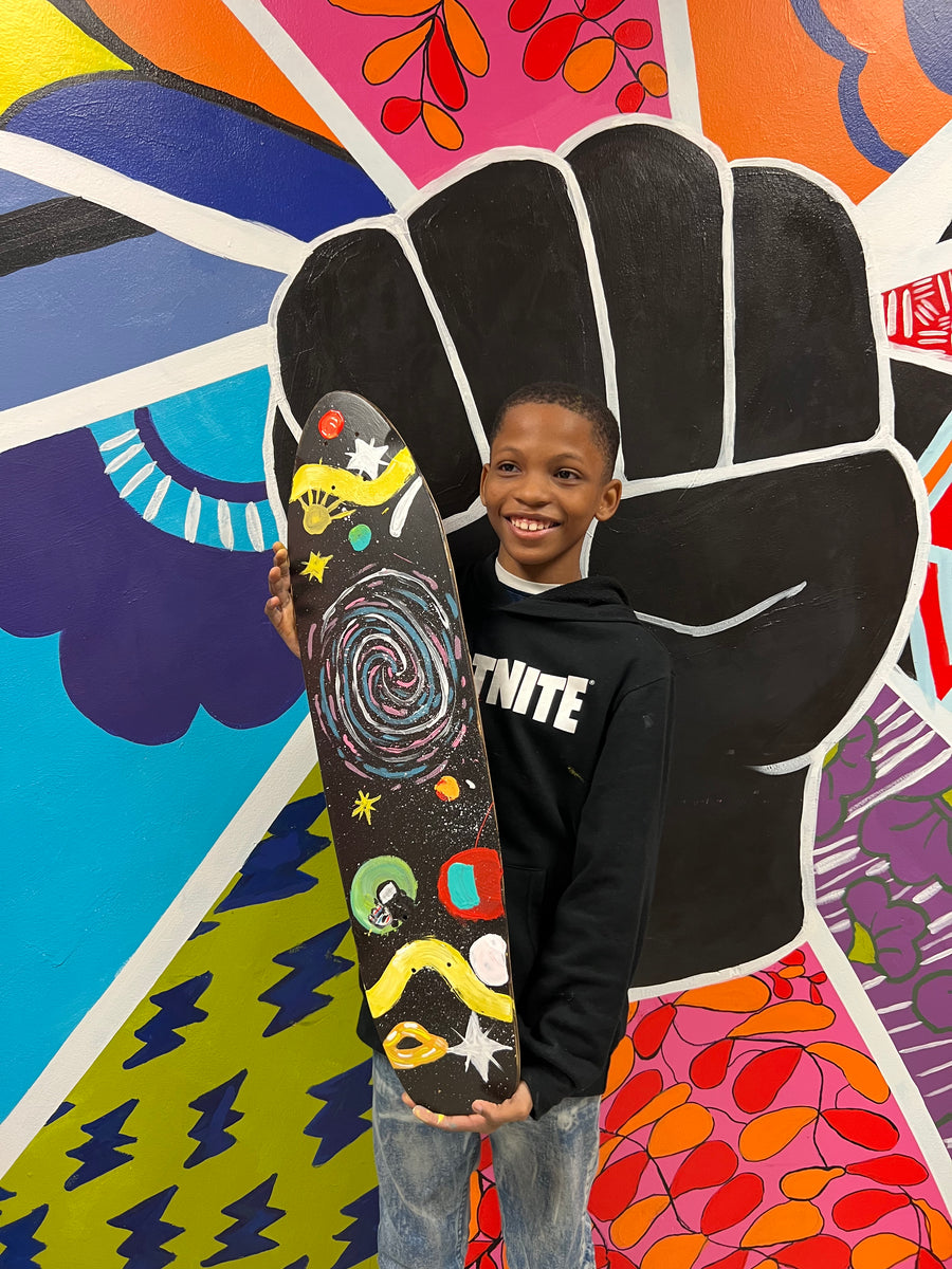 Samir’s Intergalactic board!! – Bake and Skate