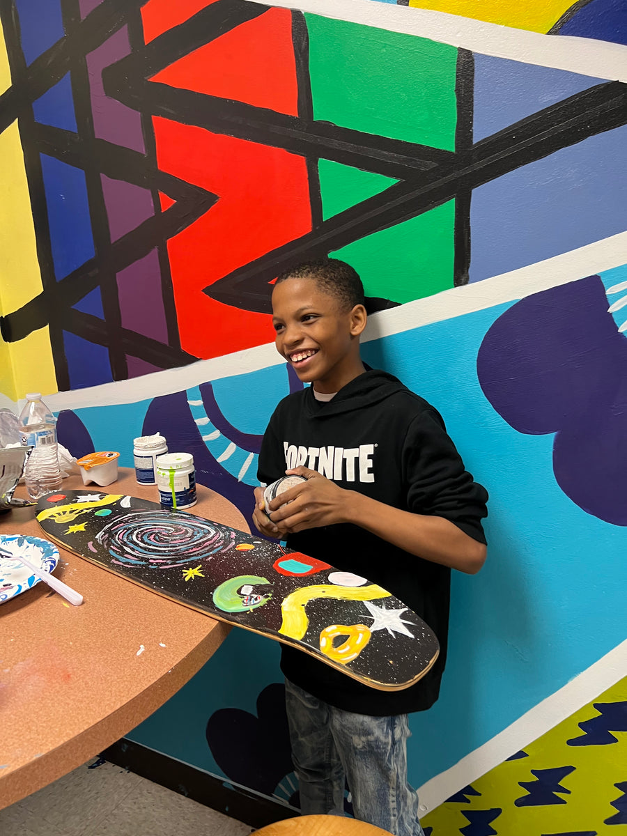 Samir’s Intergalactic board!! – Bake and Skate